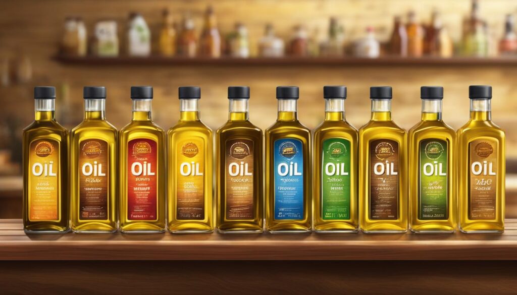 Types of Cooking Oil