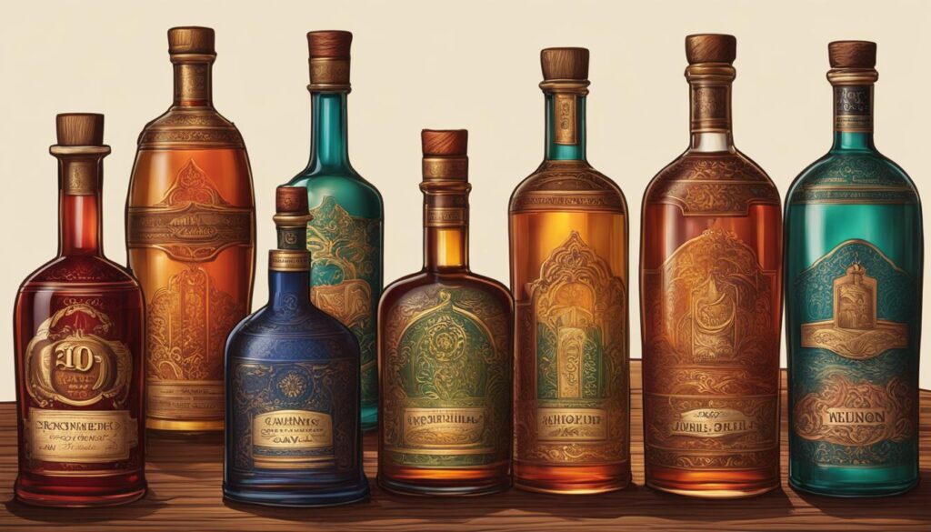 Types of Liquor and Spirits