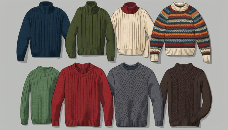 Types of Sweaters - Cardigan, Pullover, Turtleneck & More