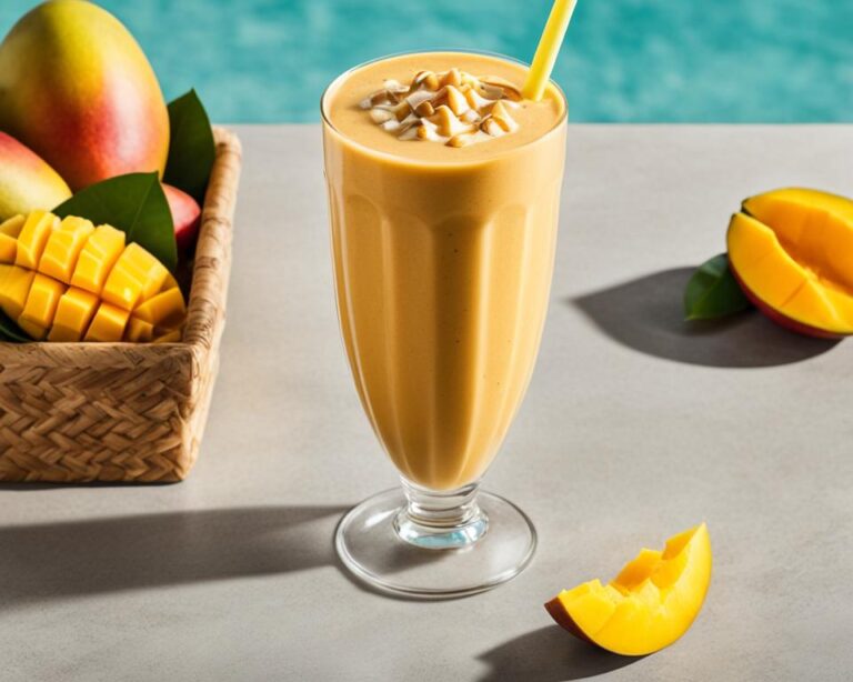Mango Peanut Butter Smoothie Recipe – Tag Vault