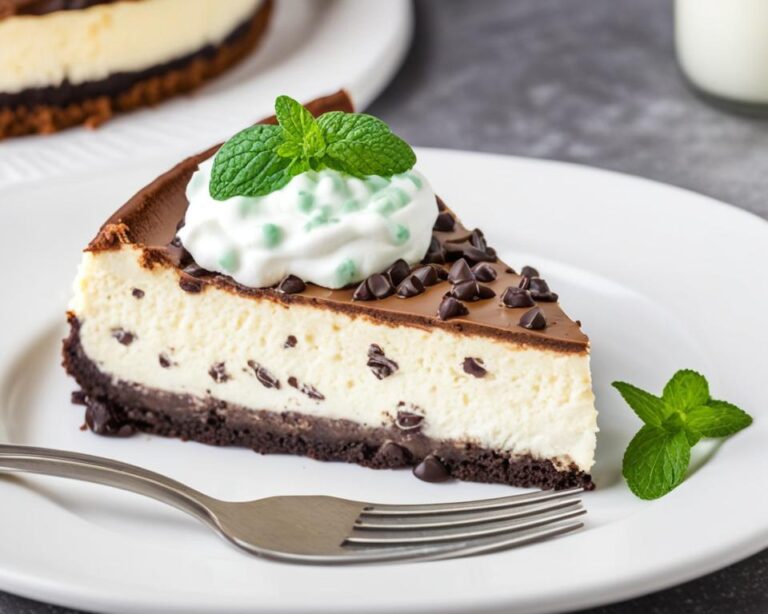 Mint Chocolate Chip Cheesecake Recipe – Tag Vault