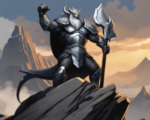 Silver Dragonborn Barbarian Guide (DND 5E) – Tag Vault