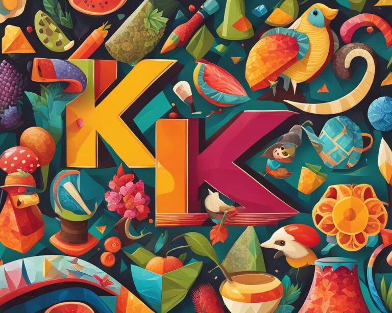 Words That Start With K List 