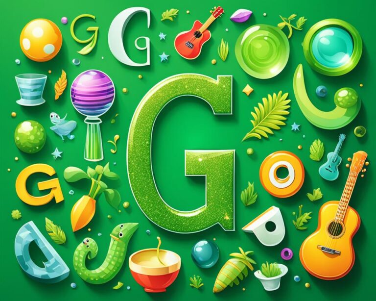 Things That Start with G (List) – Tag Vault